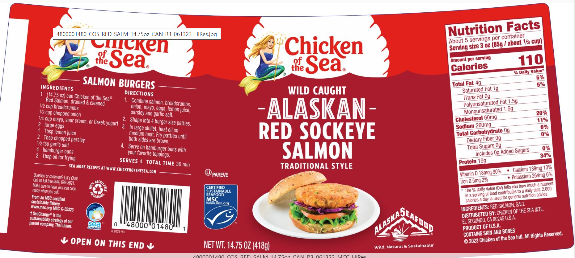 Pink & Red Salmon Cans (Traditional, Wild Catch & Skinless/Boneless ...