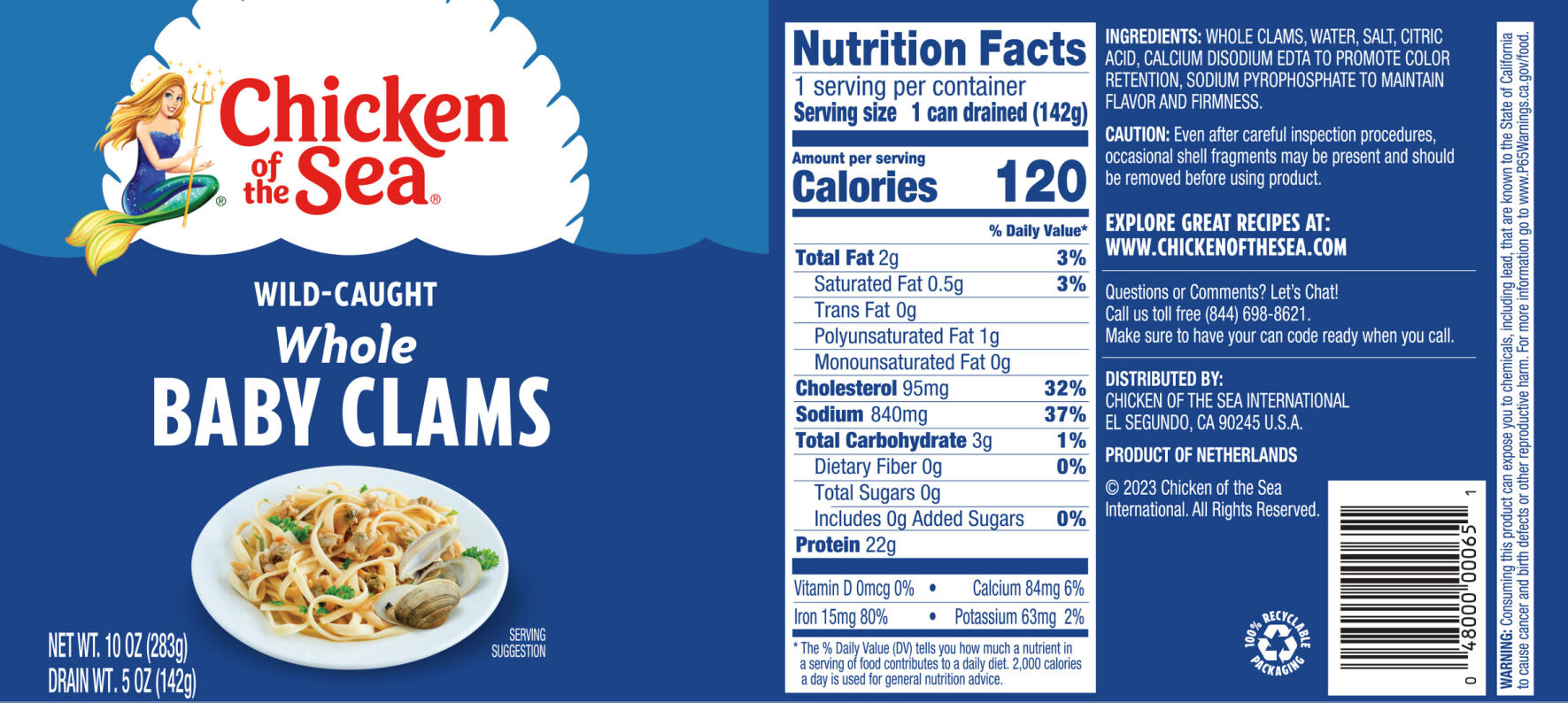 Clam Products (Cans & Pouches) – Thai Union Group PCL.